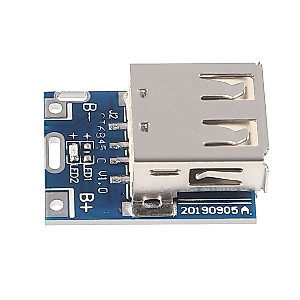 AITRIP 20PCS Boost Step Up 5V 1A Power Supply Module Lithium Battery Charge Protection Board 134N3P DIY Charger USB and Micro USB Port with LED Display