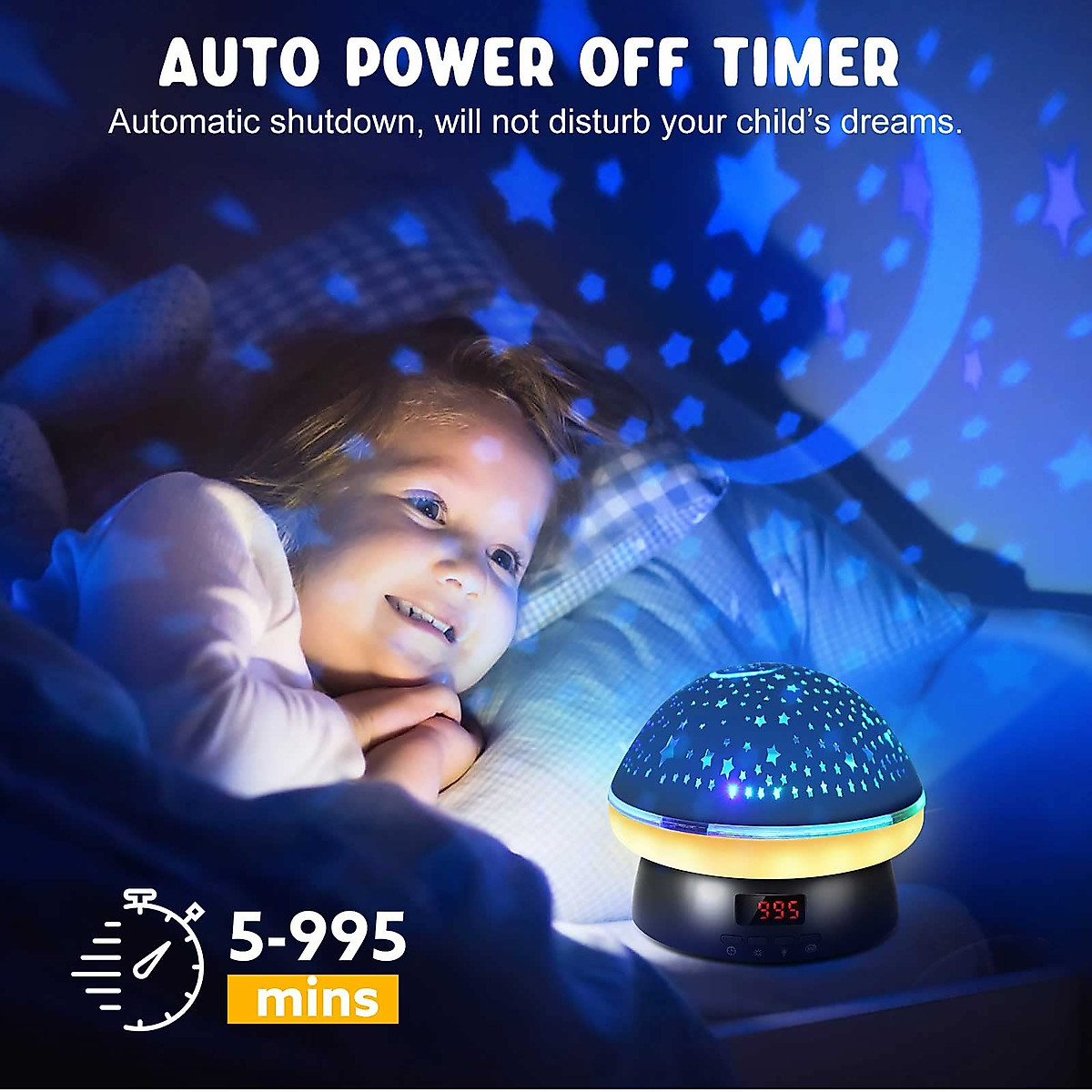 VAV Toys for 3-8 Year Old Boys, Star Projector Night Light for Kids with Remote Control Timer, Christmas Birthday Xmas Gifts for 3-10 Year Old Boys Girls