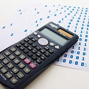 BAZIC Scientific Calculator 240 Function w/Slide-On Case, Engineering Calculators LCD Display, Great for Students and Professionals, Black 1-Pack