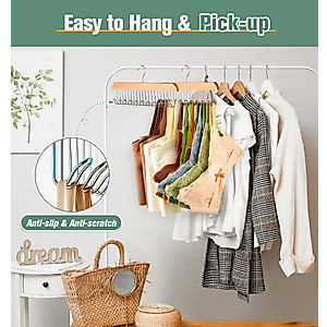 Fitnice 2 Pack Bra Hanger, Belt Hanger for Closet with 20 Metal Hooks Tank Top Hanger Space Saving Tie Rack for Men Closet Organizers and Storage Hanging for Sport Bra, Belt, Tie, Scarf, Lingerie