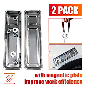 BESTOOL 40'' Heavy-Duty Mechanic Creeper with Durable Casters, Low-Profile Design, Magnetic Tool Plate