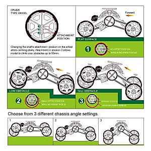 STEM Toy 4WD Car DIY Climbing Vehicle Motor Car Educational Solar Powered Car Engineering Car for Kids&Teens, Science Building Toys, Gifts Toys for 6-12 Year Old Boys Girls