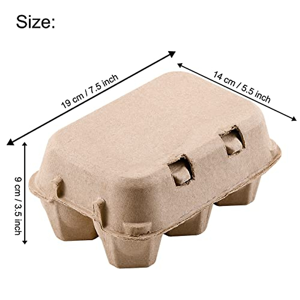 Vintage Jumbo Duck Egg Cartons 20 Pack for Secure Egg Storage