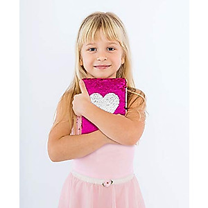 Twerp Sequin Journal for Girls - Includes Gem-top Pen | Reversible Sequin Heart Diary | Perfect Notebook for Girls