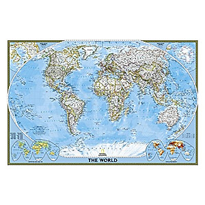 National Geographic World Map (folded with flags and facts) (National Geographic Reference Map)