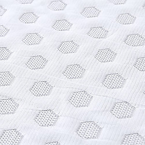 Sleep Philosophy Gel Infused Memory Foam Mattress Topper Luxurious All Season Enhanced Bed Support, Queen(3" Thick), Removable Cooling Cover