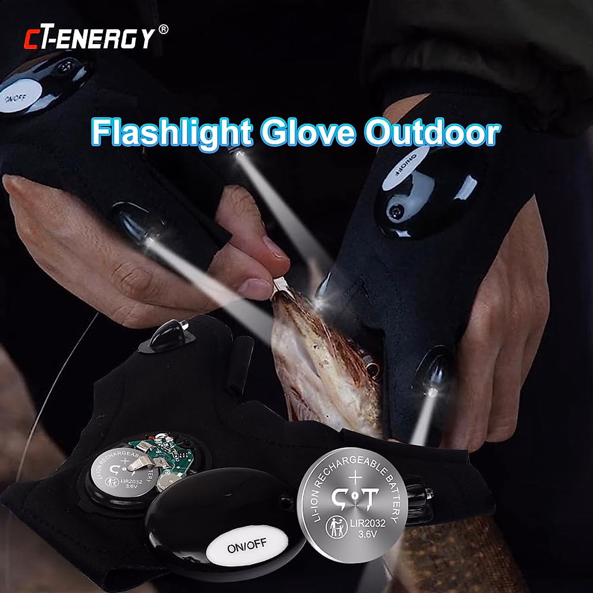 USB Li-Ion Coin Button Cells Charger with 2pcs of Rechargeable 2032 Battery Widely Charge LIR2032,LIR2016 and LIR2025