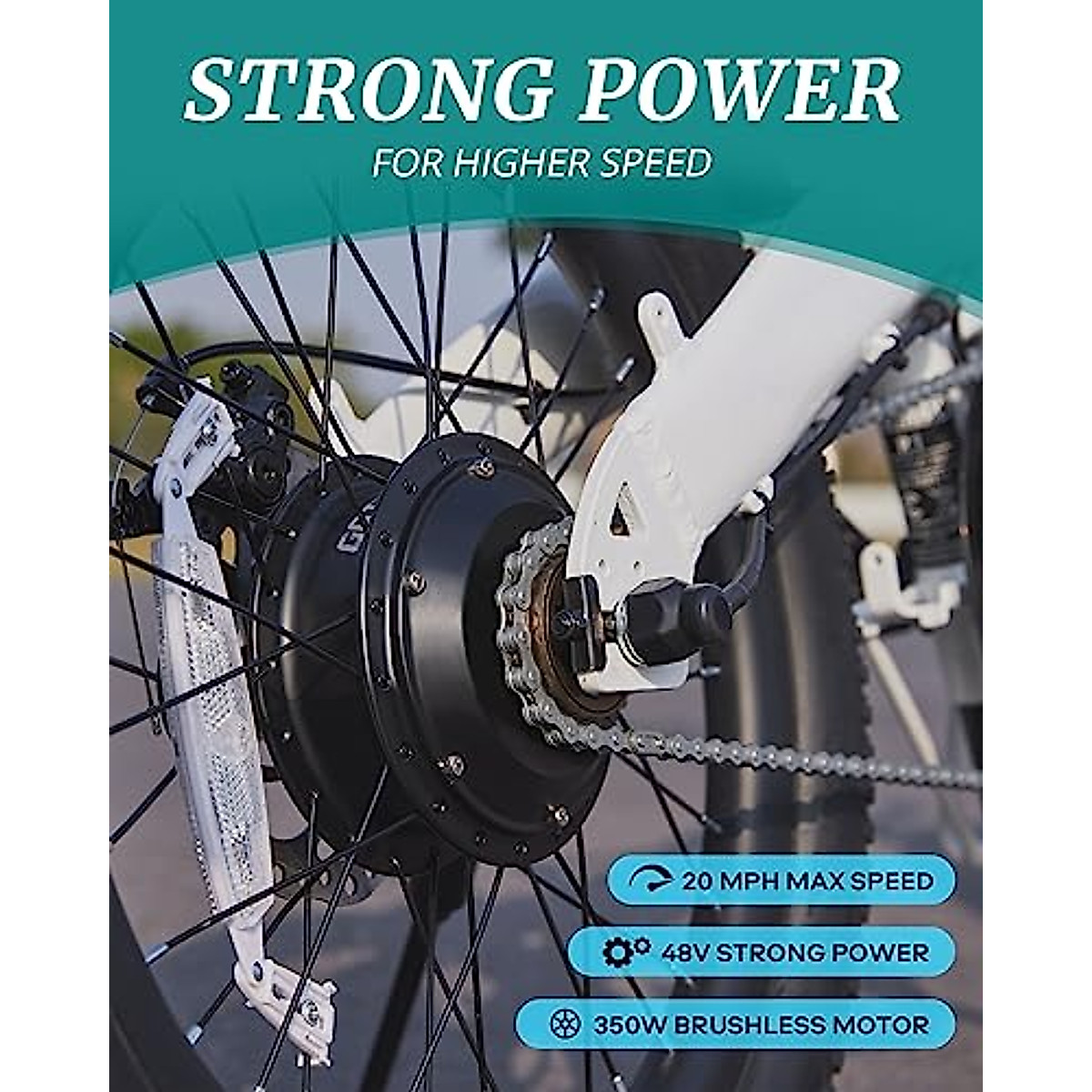 Gotrax F1 20" Folding Electric Bike for Adults, 20Mph Power by 350W, Weighs Only 45lbs, 48V Removable Battery and Smart LCD Display, 5 Pedal-Assist Levels, Suitable for Leisure Riding &Commuting White