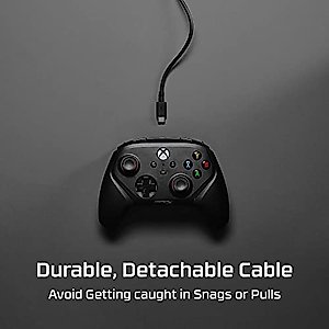 HyperX Clutch Gladiate – Wired Controller for Xbox One, Xbox Series X|S, PC, Officially Licensed by Xbox, Dual Trigger Locks, Programmable Buttons, Dual Rumble Motors