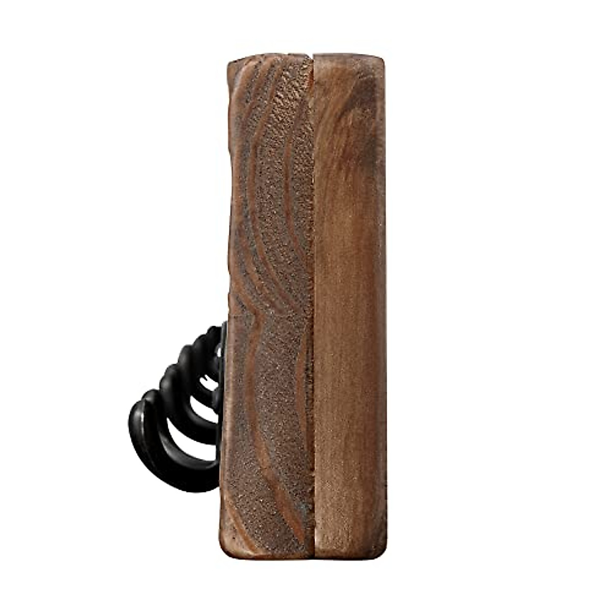 Alaterre Pomona Metal and Wood Wall Coat Hook, 48", Brown