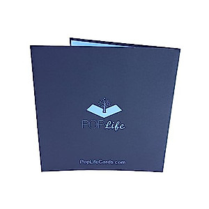 PopLife Norse Viking Ship 3D Pop Up Card for All Occasions - Happy Anniversary Pop Up Father's Day Card, Pop Up Birthday Card for Men, Retirement Card - for Dad, for Husband, for Son, for Grandpa