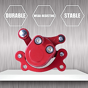 MWMNUN Rear Disc Brake Caliper with Brake Pads Replacement Compatible with Baja Doodlebug Dirtbug 97cc 2.8HP DB30 Kids Mini Dirt Pocket Bike Electric Razor MX500 33cc