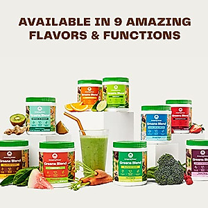 Amazing Grass Greens Blend Superfood: Super Greens Powder Smoothie Mix with Organic Spirulina, Beet Root Powder, Chlorella, Prebiotics & Probiotics, Chocolate, 100 Servings (Packaging May Vary)