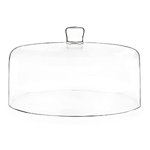 Galashield Glass Cake Dome, Cake Cover Lid for Freshness and Display | 12" Diameter