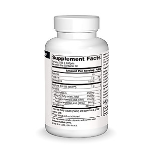 Source Naturals NKO Neptune Krill Oil, Supports Heart Health & Cell Membrane Integrity* 500 Mg - 60 Softgels