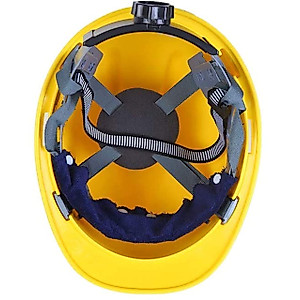 6 pc. Snap-On Hard Hat Sweatband, Cotton Made Hard Hat Liner, Reusable Hardhat sweatbands (Blue) 6 Pieces