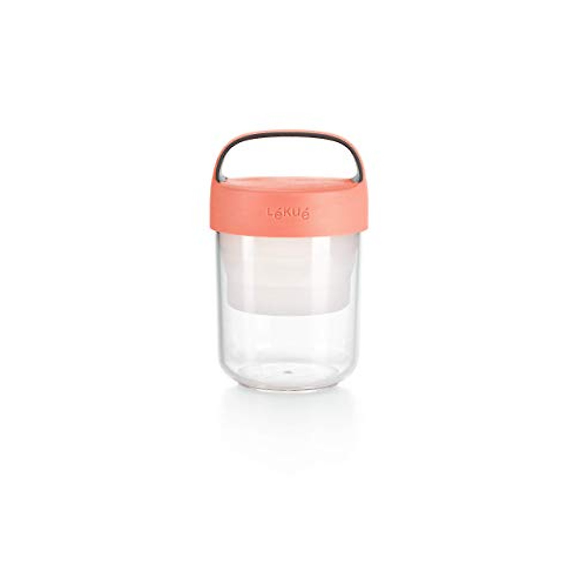 Lékué Jar to Go, 400 ml, Coral