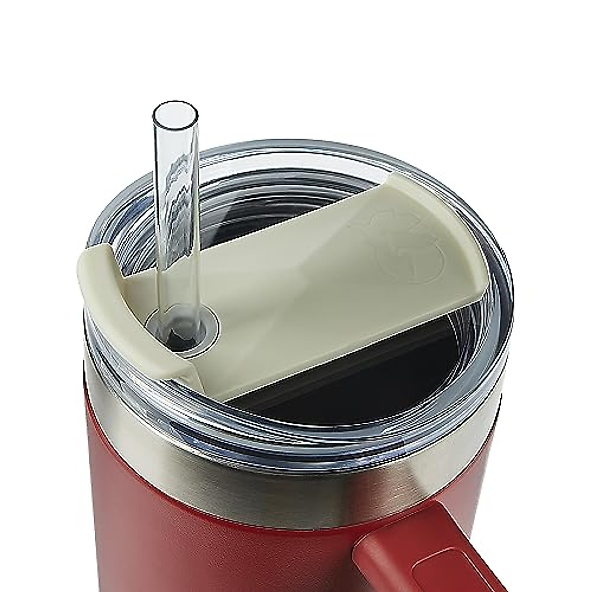 Pelican Hydration Pelican Porter™ 40 oz Vacuum Insulated Tumbler - Recycled Stainless Steel Double Wall Travel with Dual Lid, Powder Coated Insulated Coffee Mug For Hot Cold Drinks, Brick