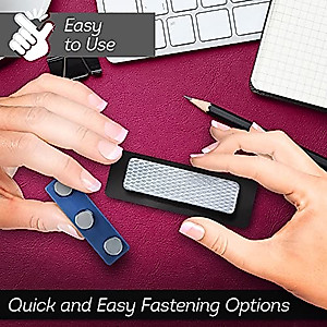 Name Tag, Magnetic Name Tags, Personalized Name Tags, 1" x 3", Durable Engravable Impact Acrylic Material, Made in The USA by My Sign Center (Classic Rectangle)