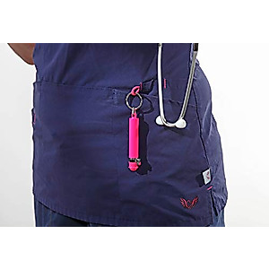 Mace Brand Mini Keychain Pepper Spray (Pink Hard Case) – Accurate 5’ Powerful Pepper Spray, Flip Top Safety Cap – Great for Self-Defense, Refillable with a Mace Refill Unit,Hot Pink