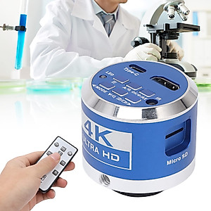 BTER Digital Microscope Camera, 4K HDMI Electronic Industry Microscope Camera, Professional Digital Video Industry Camera with Remote Control for Photo, Video, Lab, Industry Use(US)