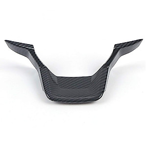 ruihe 2pc Carbon Fiber Folor Steering Wheel Cover Trim Fit for Ford Explorer 2020 2021 2022 2023 2024