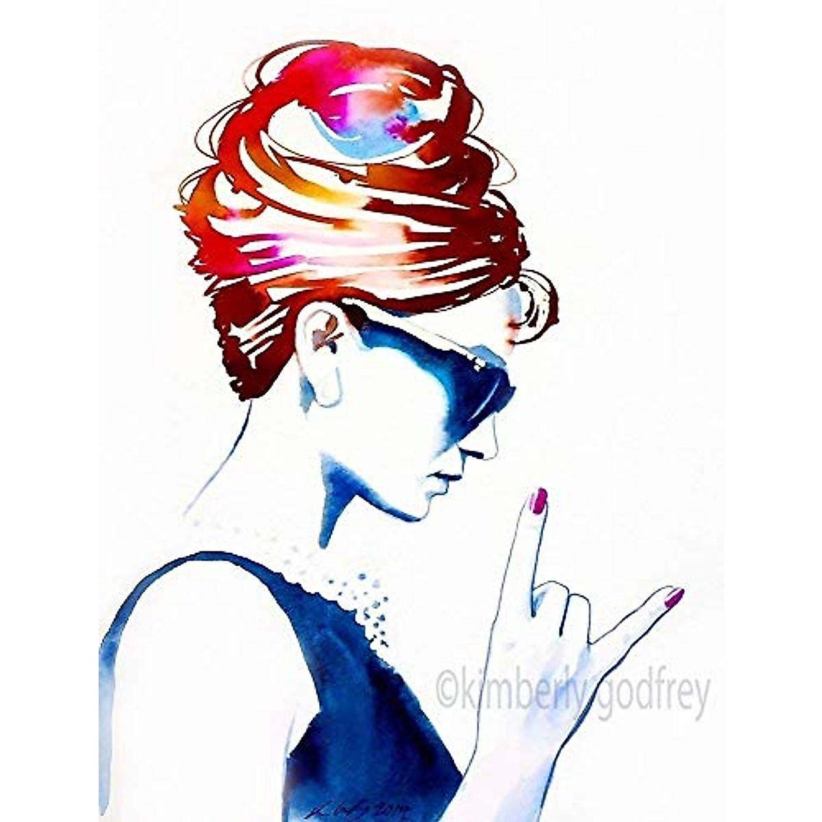 Audrey Rocks Wall Decor - Unique Contemporary Art For Salon - Nail, Beauty & Hair Salon Decor