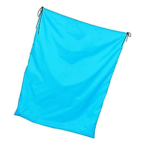 Colcolo Single Bag Waterproof Drawstring Storage Pouch Carry Sack Organizer, Blue, 50x70cm