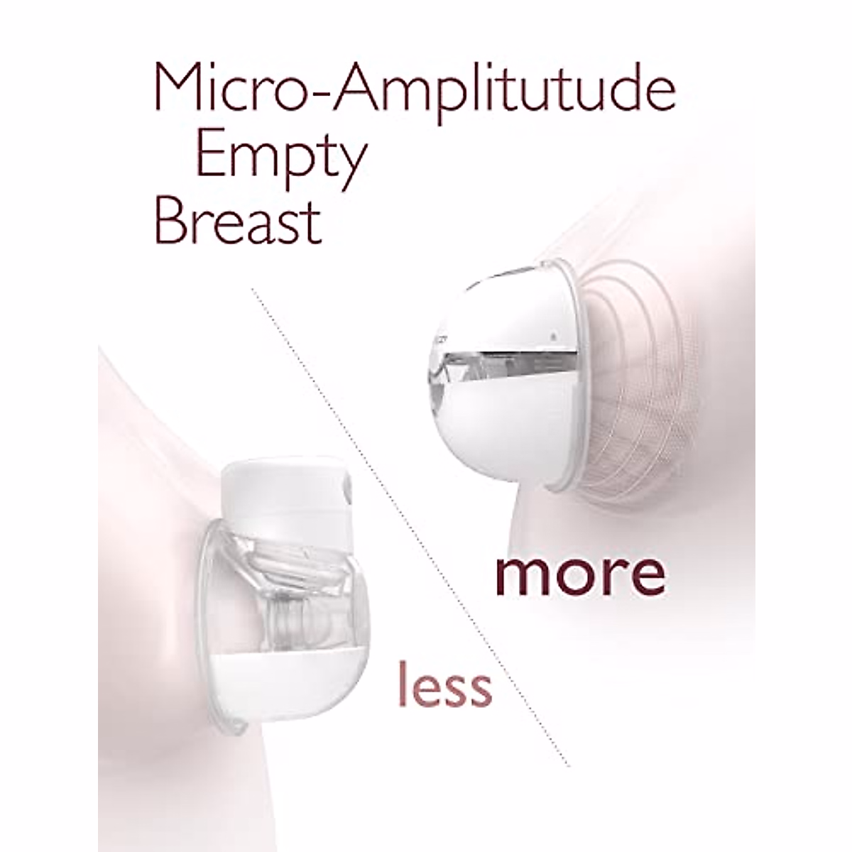 Momcozy M5 Hands Free Breast Pump, Double Wearable Breast Pump of Baby Mouth Double-Sealed Flange with 3 Modes & 9 Levels, Electric Breast Pump Portable - 24mm, 2 Pack Quill Gray