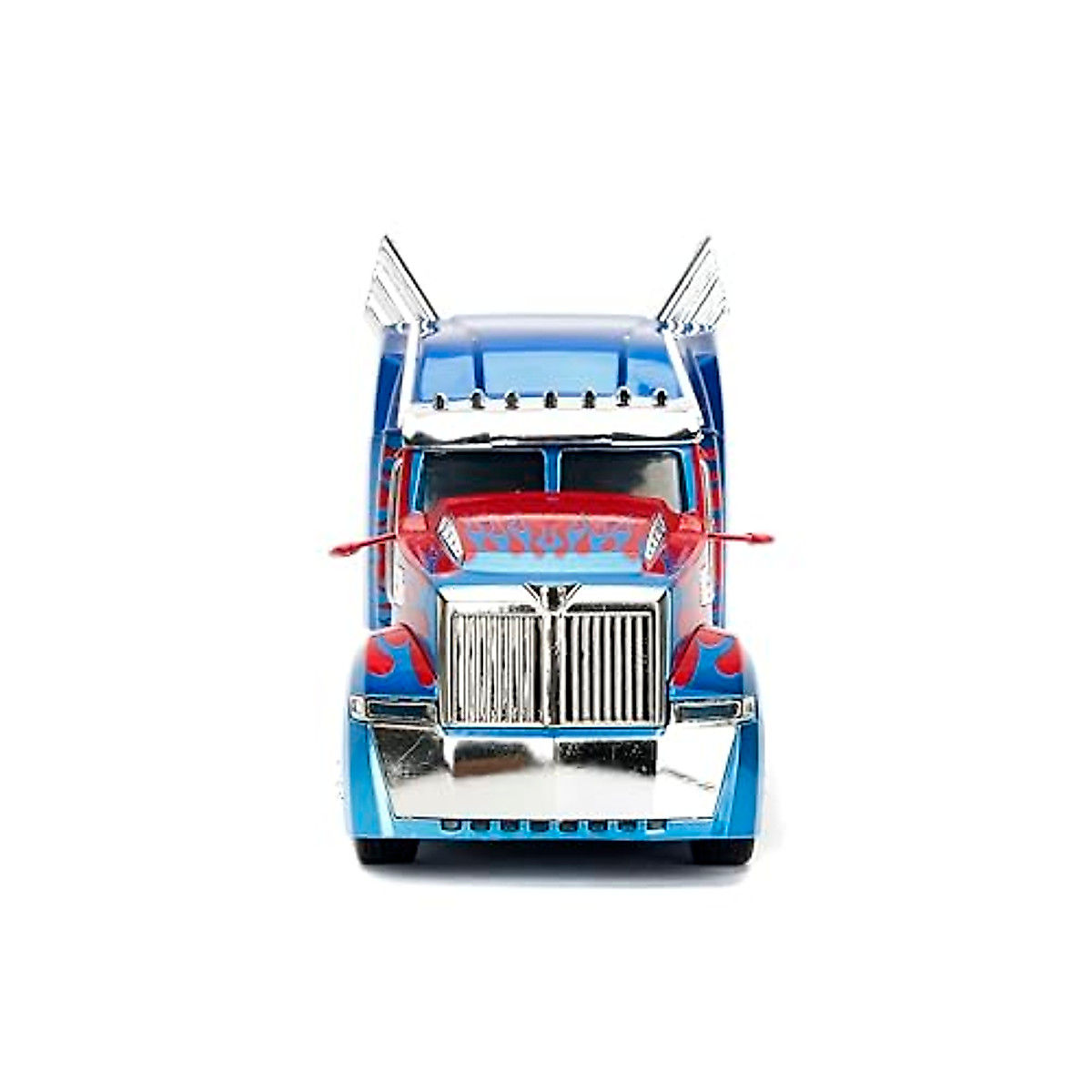 Jada Toys Metals Transformers Optimus Prime 1:24 Diecast Vehicle Blue and Red