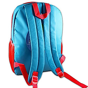 Walt Disney Studio Disney Lilo and Stitch Backpack Lunch Set - Bundle with Lilo Backpack, Lunch Bag, and Water Bottle Plus Stickers and More (Lilo and Stitch School Supplies)