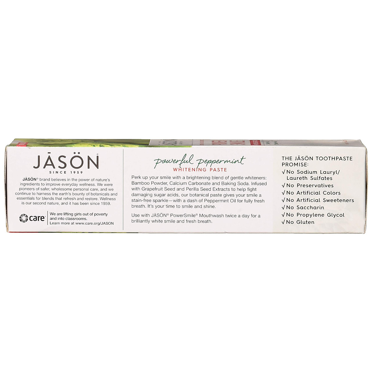 JASON NATURAL PRODUCTS TPSTE,POWERSMILE, 6 OZ (Pack of 3)