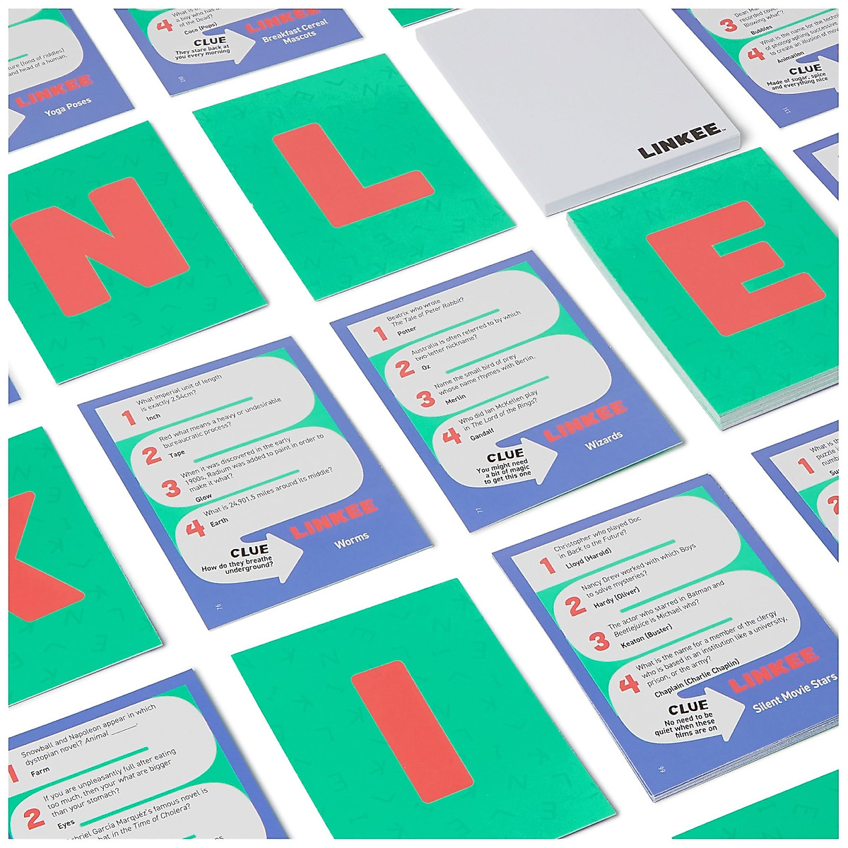 Linkee: Nick Jonas Edition: Family Quiz Board Game for Adults and Teens, Perfect For Family Game Night