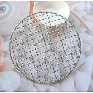 Stainless Steel Round Wire Baking Cooling Rack for Airfryer Oven, Nonstick Cooling Roasting Rack Net Grill Barbecue Rack for Cooling Cookie Bread Cake (180mm/7")
