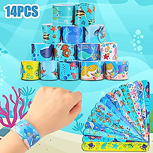 226Pcs Under the Sea Party Favors Ocean Sea Animals Themed Party Supplies for Boys Girls, Cute Sea Animal Party Favors for Birthday Party Supplies School Rewards Prize for Kids