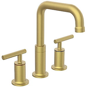 Bathroom Faucet, HOMELODY 2 Handles Gold Bathroom Faucet, 8 inch Widespread Faucet for Bathroom Sink, 3 Hole Bathroom Sink Faucet Bath Sink Faucet with Pop Up Drain