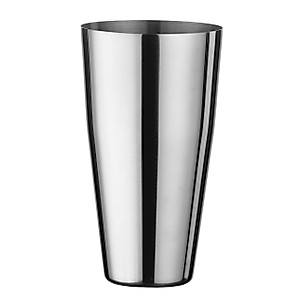 Godinger Cocktail Shaker, Martini Shaker, Boston Shaker, Stainless Cup and Crystal Glass to Mix Drinks Cocktails - Dublin Collection