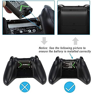 Smatree Xbox One Controller Battery, 4 Pack Rechargeable Battery Compatible with Xbox Series X/S/Xbox One/Xbox One S/Xbox One X/Xbox One Elite Wireless Controller