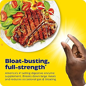 Enzymedica Digest Gold + ATPro, Maximum Strength Digestive Enzymes, Helps Digest Large Meals for Instant Bloating Relief, 240 Count