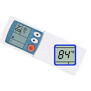 Compatible with Mitsubishi Electric Mr Slim Air Conditioner Remote Control MSZ-HM18NA-U1 MSZ-HM24NA-U1 MSZ-WR24NA-U1 MUZ-HM18NA MUZ-HM24NA NTXWMT18A112AA NTXWMT24A112AA Display in Fahrenheit