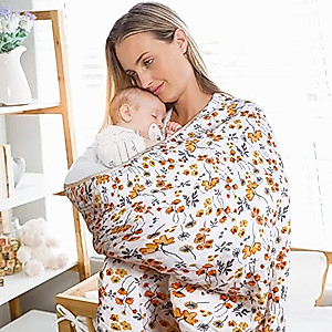 Baby Muslin Blanket - Cotton Crib Blankets for Toddlers, Soft Newborn Swaddle Receiving Blankets for Unisex Girls/Boys, Large Breathable Quilt, Nursing Cover and Kids Bed Blankets