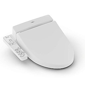 TOTO SW2014#01 A100 Electronic Bidet Toilet Cleansing Warm Water and Heated Seat, Elongated, Cotton White