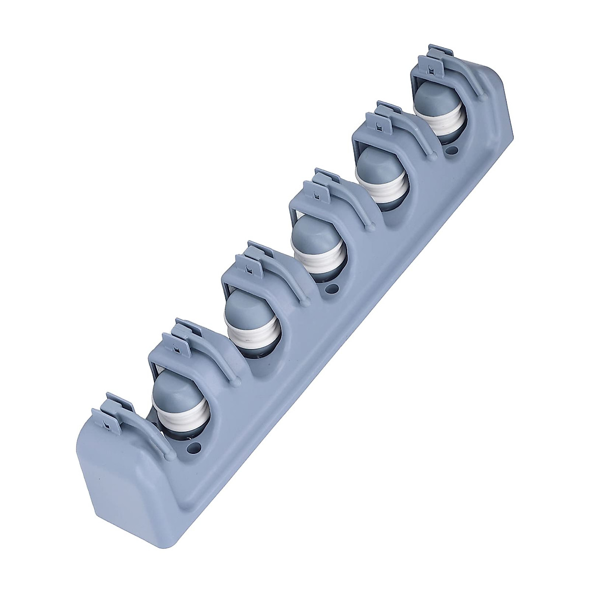 Rosvola Broom Holder, Light Weight Wall Mounted Multifunctional Broom Holder for Bathroom (Type B)