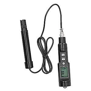 Zerodis Dissolved Oxygen and Temperature Meter Digital Dissolved Oxygen Detector Analyzer for Oxygen Concentration Portable DO Pen