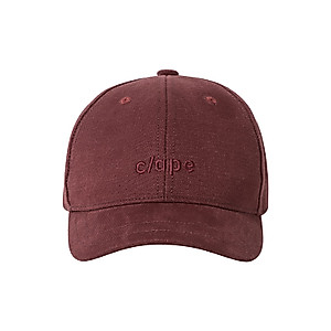 CLAPE Short Bill Baseball Cap Plain Hiphop Dad Hat Cooling Trucker Hat (RD01-Red)
