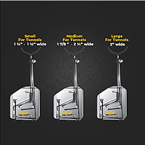 Cinch Mole Trap Deluxe Kit Large (2 Pack) Heavy Duty and Reusable, Rust and Weather Resistant, Outdoor Use, Lawns, Gardens, Sports Fields, Yards, Personal and Professional-Grade Use