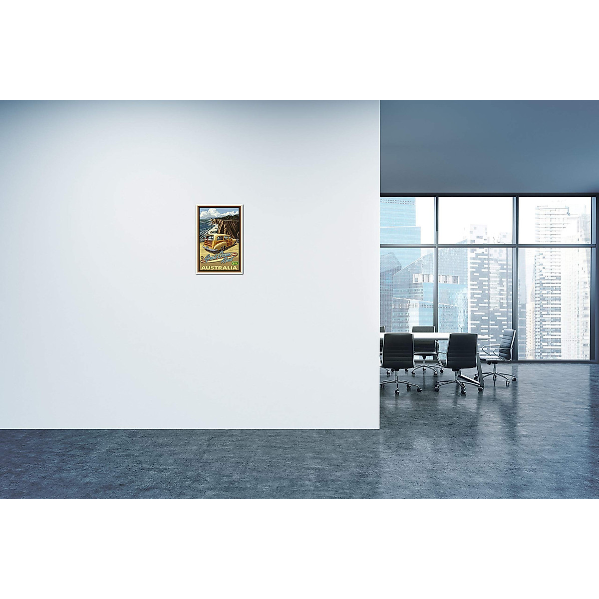 Great Ocean Road Australia Woody Giclee Art Print Poster from Travel Artwork by Artist Paul A. Lanquist 12" x 18"