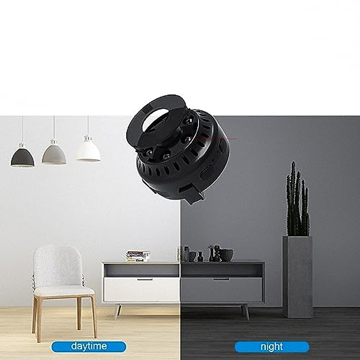 Eujgoov Mini WiFi Camera with Infrared Night Rechargeable Battery and HD Monitoring for Home Security