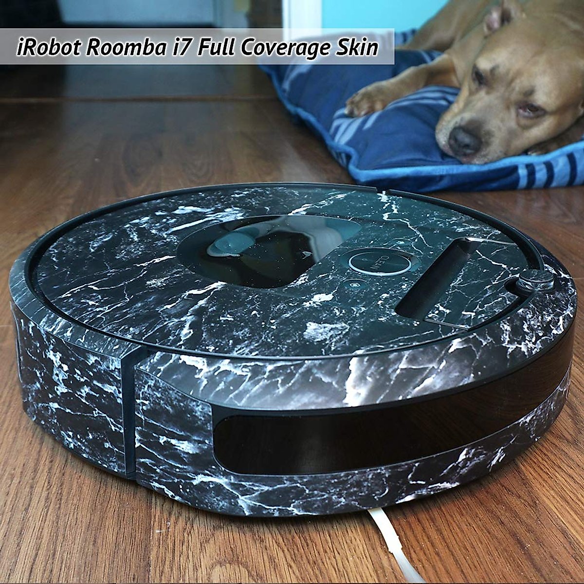 MightySkins Skin Compatible with Roomba i7+ Robot with Tower Coverage - Deep Space | Protective, Durable, and Unique Vinyl Decal wrap Cover | Easy to Apply, Remove | Made in The USA