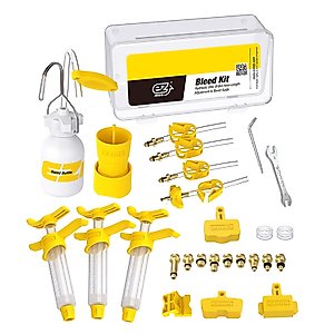JOJOCY Bicycle Brake Bleed Kit, Mineral Oil for Hydraulic Disc Brake, Bleeding,Universal Professional Bike Tool Fit Shimano Magura Tektro, MTB Road Kit,Hydraulic Disc Brakes,Metal Joint PRO